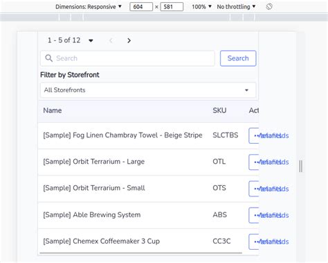 Table Component Problems With Responsive On Smaller Screen Sizes · Issue 697 · Bigcommercebig