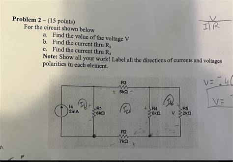 Solved Problem Points For The Circuit Shown Below Chegg