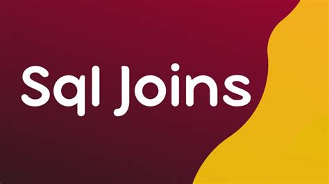 Introduction To Joins And Types Of Joins Sql Joins Youtube