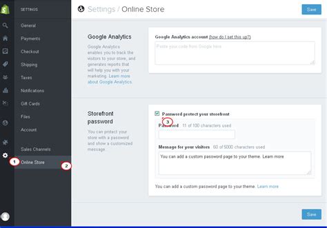 Shopify How To Enabledisable Password Protection For Store Frontend