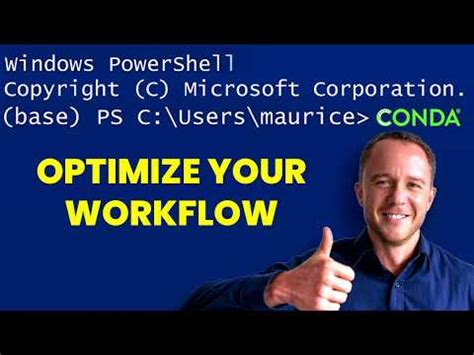 Run Conda Commands In Windows Powershell Training Scientists