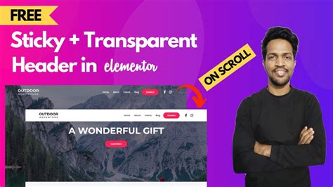 elementor pro sticky header truthmusli