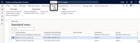 How To Manage D365 Batch Jobs Dynamics 365 Musings