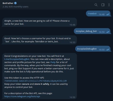 telegram bot monitoring status documentation