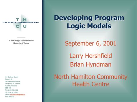 ppt developing program logic models powerpoint presentation free