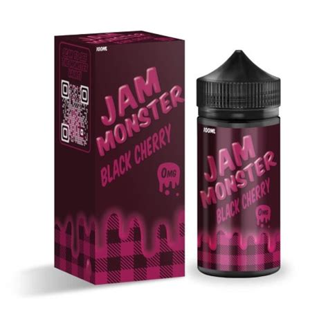 Jam Monster E Liquid Black Cherry 100ml Only 1899