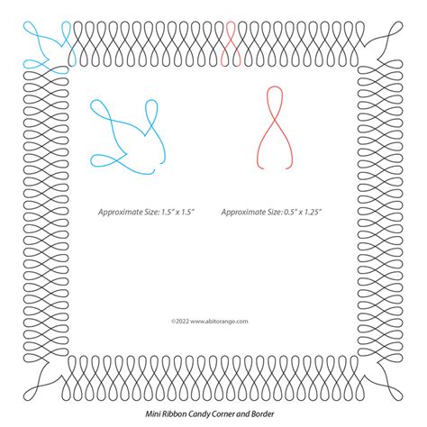 Mini Ribbon Candy Border And Wreath Set — A Bit Orange