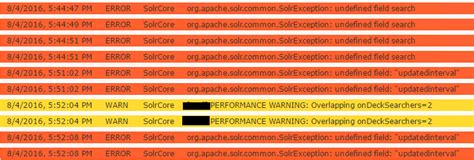 Sitecore Solr Errors Stack Overflow