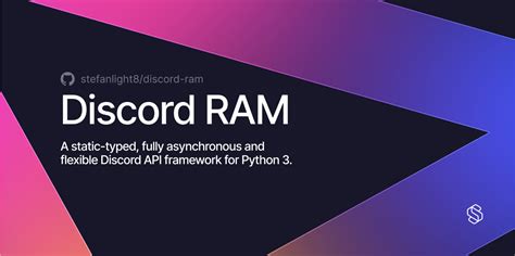 github stefanlight8 discord ram a static typed fully asynchronous