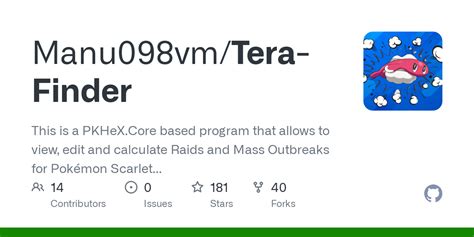 releases · manu098vm tera finder · github