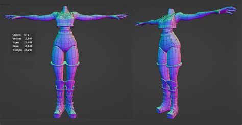 Female Punk Avatar Dev Update 2 Main Body Modeled And Head Concept