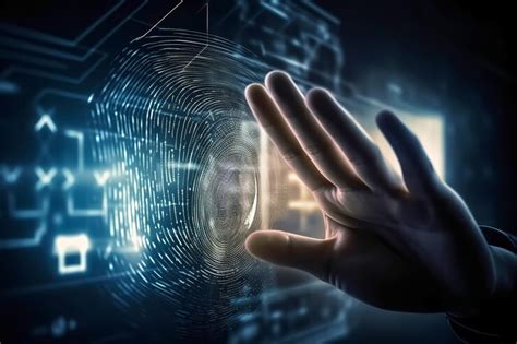 Premium Ai Image Biometrics Identification And Cyber Security Concept