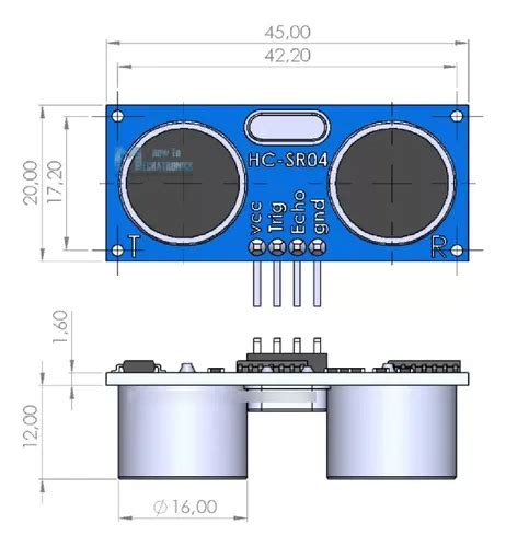 sensor de distancia ultrasónico hc sr04 para arduino pic en venta en
