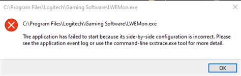 Logitech Gaming Software Error Rlogitechg