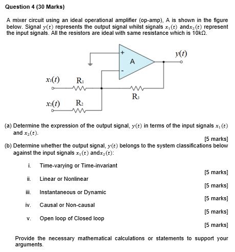 Solved Its Signals And Systems Subject Please Give An Chegg Com