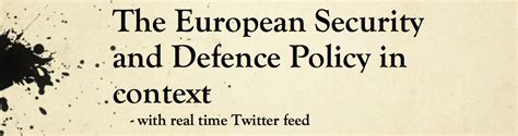 Csdp And Defence Sweden In Eu And Nato