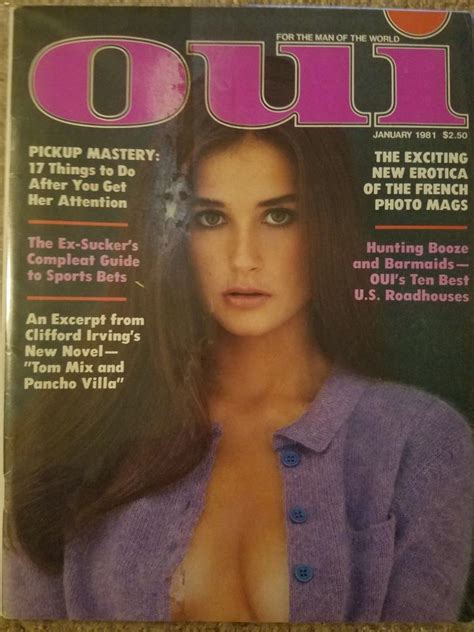 Vintage 1981 Oui Magazine Demi Moore Cover Rare 1976878801