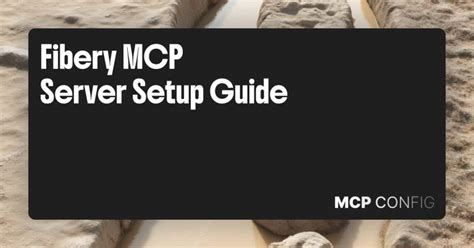 mcp config mcp config