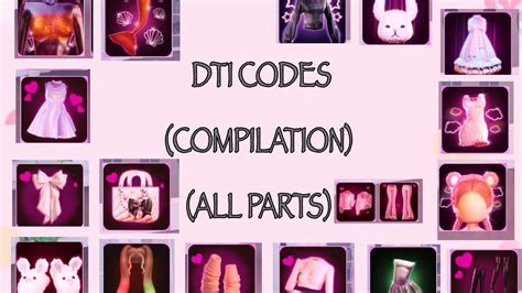 COMPILATION DTI Codes Parts Clear ALL WORKING Duowooxzy YouTube