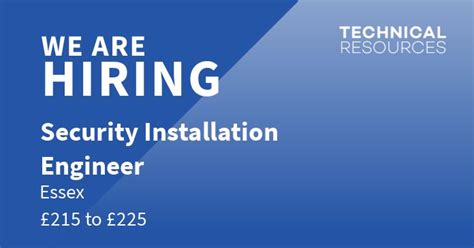Jordan Drinkwater On Linkedin Find A Security Installation Engineer Job Vacancy In Chelmsford