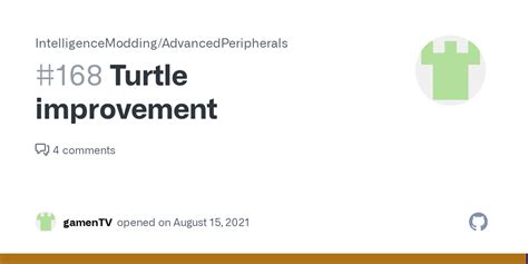 Turtle Improvement · Issue 168 · Intelligencemodding