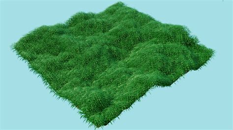 Grass Field 3d Model Cgtrader