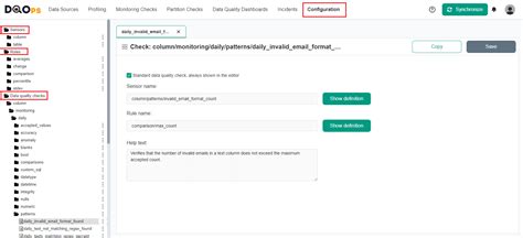 Creating Custom Data Quality Checks Dqops Data Quality Operations Center Documentation