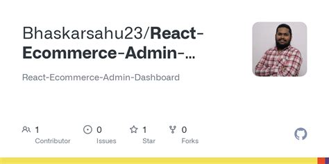 GitHub Bhaskarsahu React Ecommerce Admin Dashboard React Ecommerce Admin Dashboard