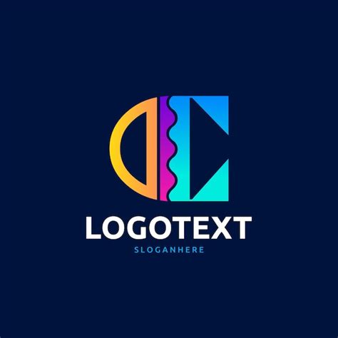문자 C 로고 프리미엄 벡터