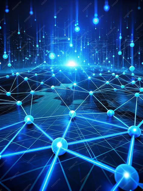 Abstract Network Visualization An Abstract Representation Of A Network Highlighting Connections