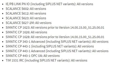 Siemens Plc Affected By Exploitable Vulnerabilities