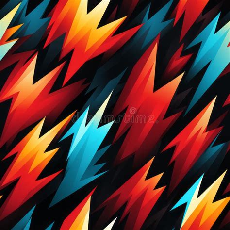 Colorful Geometric Texture Seamless Texture Ai Generated Stock Illustration Illustration Of