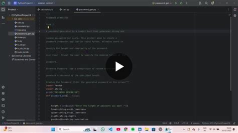 python passwordgenerator codingprojects cybersecurity… naveen kumar