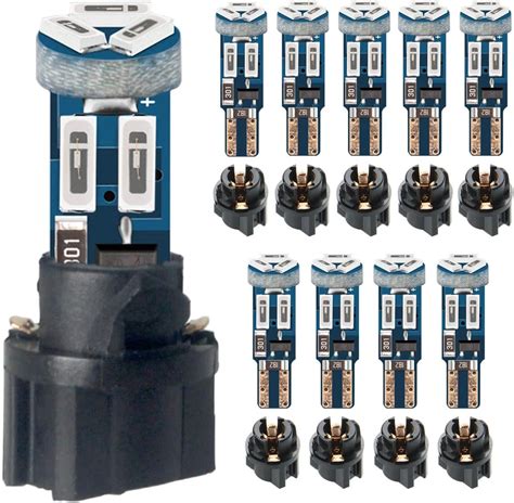 High Bright Green T5 37 74 Pc74 Pc37 Led Bulb With Twist Lock Socket For Dashboard Instrument