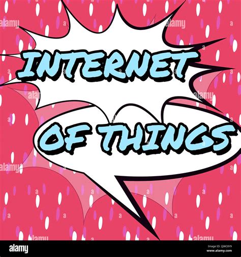 Inspiration Showing Sign Internet Of Thingsconnection Of Devices To The Net To Send Receive Data
