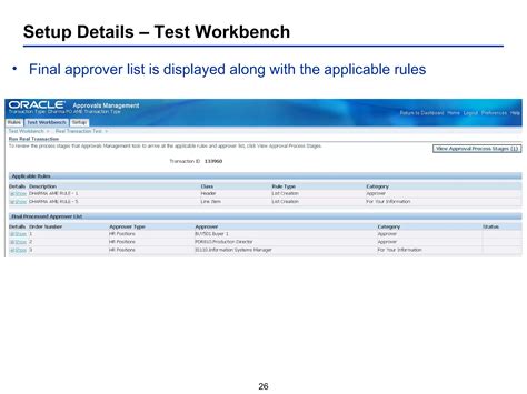 Oracle Applications R12 Approvals Management Engine Ame Training Ppt