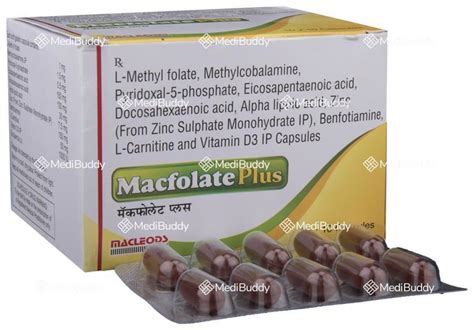 Macfolate Plus Capsule Price Uses Side Effects And How To Use Medibuddy
