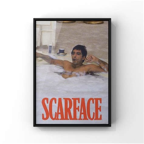 scarface poster £glossy print £11 for a4/a3... - Depop