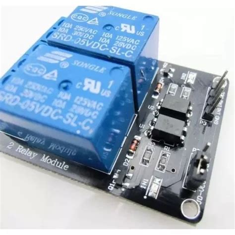 Modulo De 2 Relevadores Relay 5v 10a Robotica Arduino Pic Plcduino