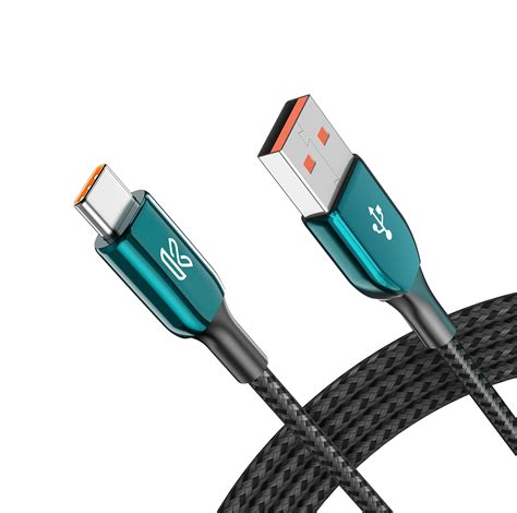 Klikk USB A To Type C Ultra Fast Charging W A Unbreakable Nylon Braided Cable Smart