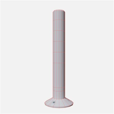 Road Pole 60 Cm 3d Model By Simple3d