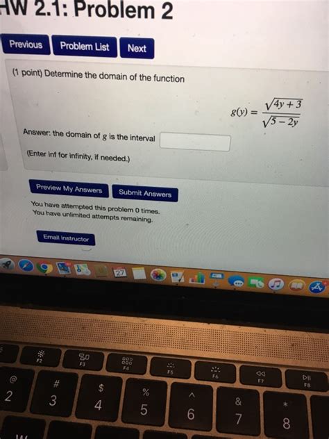 solved w 2 1 problem 2 previousproblem list next 1 point