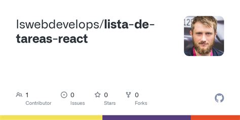 Github Lswebdevelopslista De Tareas React