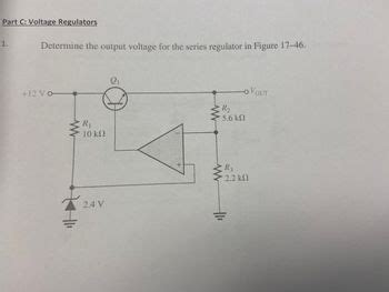 Answered Determine The Output Voltage For The Series Regulator In Figure Bartleby