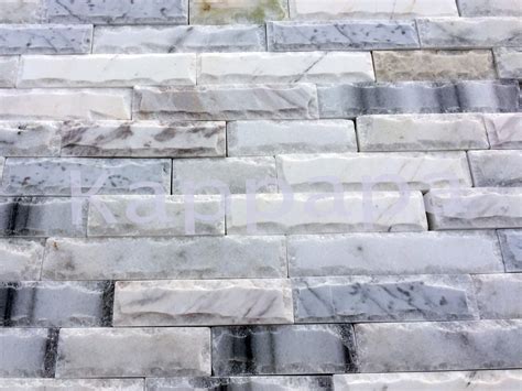 Мармур Білий Мікс Рустований 3 см купити оптом зі знижкою 35 ️ua