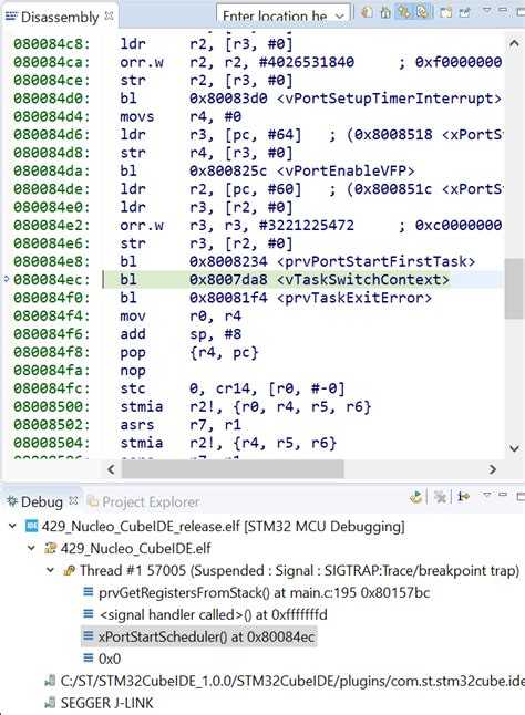 Release Build Crashes At In Prvportstartfirsttask Freertos