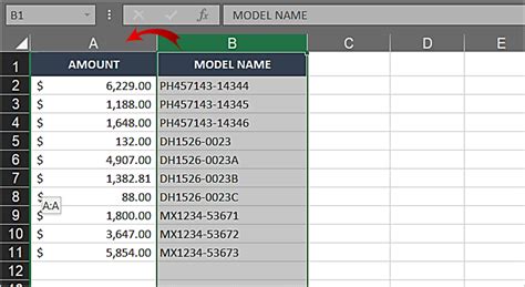 How To Swap Two Columns In Excel