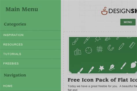 Add An Off Canvas Sidebar Menu To A WordPress Theme