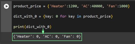 How To Initialize Dictionary Python With 0