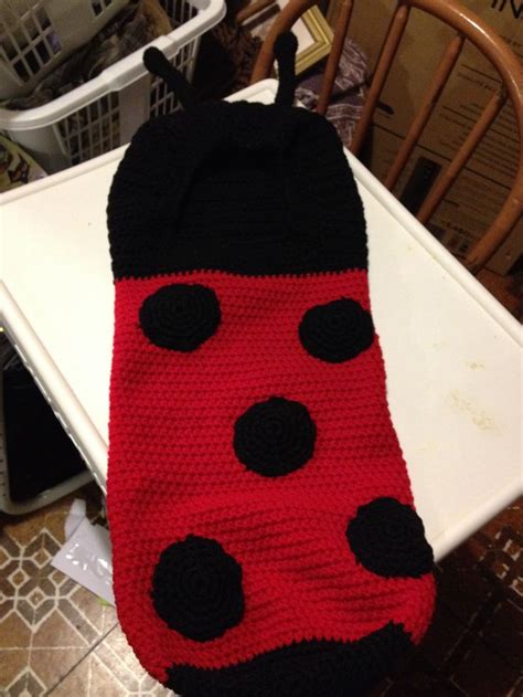 Ladybug Cocoon Ladybug Beanie Cocoon